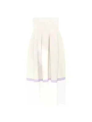 CFCL Ribbed-knit Color-block Skirt
