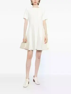CFCL Ribbed-knit Panelled Dress