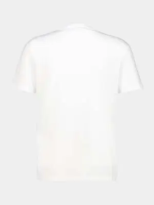 Valentino Garavani Cotton T-shirt With Vlogo Embroidery - White
