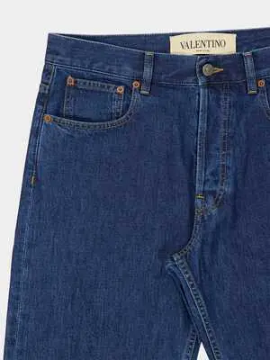 Valentino Garavani Vgold Denim Trousers