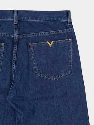 Valentino Garavani Vgold Denim Trousers