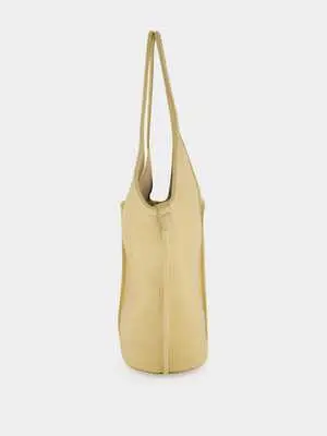 Hereu Calella Distressed Leather Tote Bag - Beige