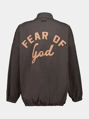 Fear Of God Garment Dyed Cotton Windbreaker - Grey