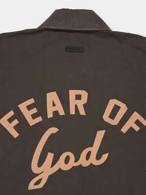 Fear Of God Garment Dyed Cotton Windbreaker - Grey