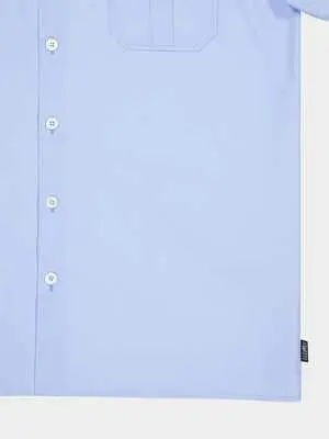 MAISON MARGIELA Light Poplin Short Sleeve Shirt - Blue