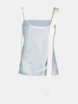 TOM FORD Asymmetrical Silk Satin Camisole Top