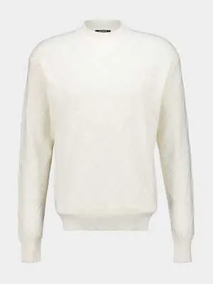 Balmain Vintage Knit Jumper - White