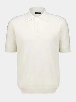 Balmain Vintage Knit Polo Shirt