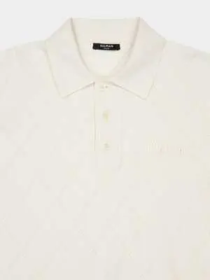 Balmain Vintage Knit Polo Shirt