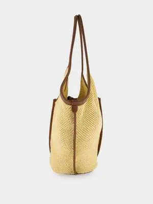 Hereu Calella Soft Raffia Tote Bag - Beige