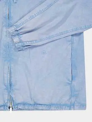 FERRAGAMO Washed Denim Off Duty Blouson Jacket