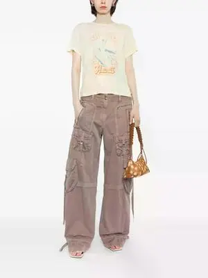 RE/DONE Floral Motif T-shirt