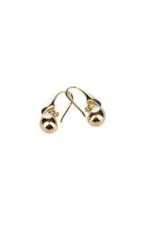 Bottega Veneta Gold Tone Drop Earrings - Multicolor