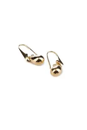 Bottega Veneta Gold Tone Drop Earrings - Multicolor