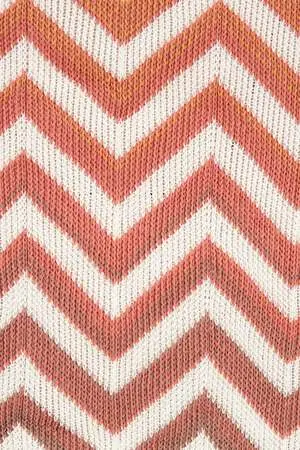 Missoni Sleeveless Knit Top With Chevron Print