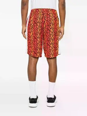 BLUE SKY INN Tiger Print Side Stripe Shorts
