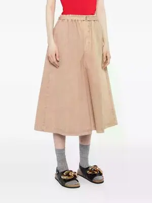 Marni Belted Wide-leg Shorts