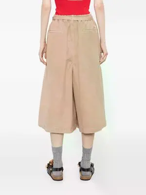 Marni Belted Wide-leg Shorts