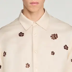 Sandro Loose-fit Floral Shirt