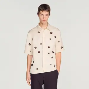 Sandro Loose-fit Floral Shirt