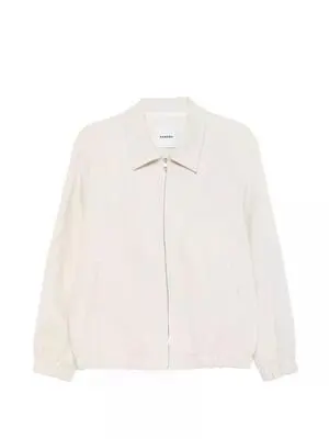 Sandro Zip-up Wing Collar Jacket