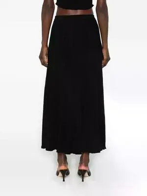 Sandro Button-embellished Flared Skirt