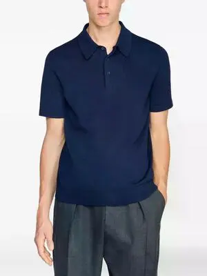 Sandro Short-sleeve Polo Shirt - Blue