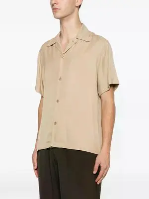 Sandro Shark-collar Short-sleeve Shirt