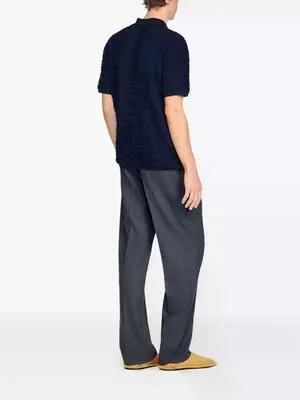 Sandro Jacquard-knit Bouclé Cardigan