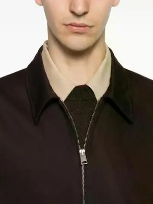 Sandro Zip-up Wing-collar Jacket
