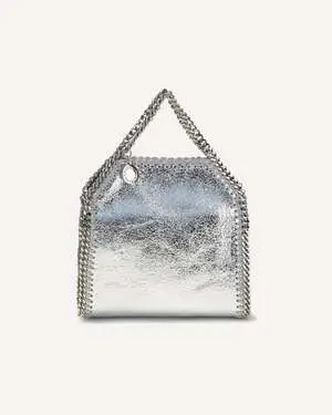 Stella McCartney Metallic Falabella Handbag - Silver