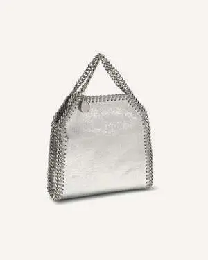 Stella McCartney Metallic Falabella Handbag - Silver