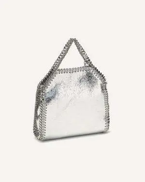Stella McCartney Metallic Falabella Handbag - Silver