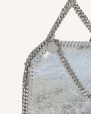 Stella McCartney Metallic Falabella Handbag - Silver