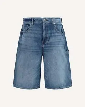 7FOR Wide-leg Denim Shorts
