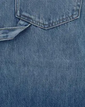 7FOR Wide-leg Denim Shorts