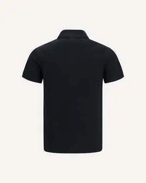 Balmain Pb Embroidered Logo Polo - Black