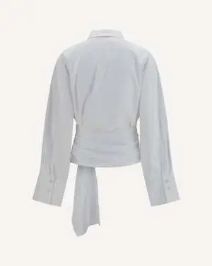 7 For All Mankind Waist-knot Shirt - White