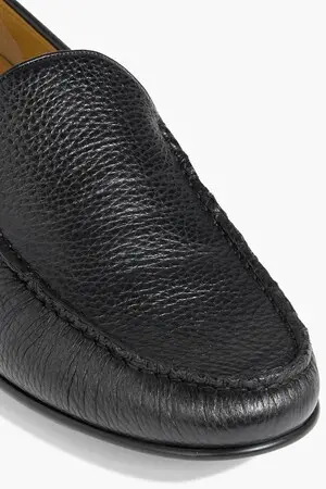 Bally Craxon Pebbled Leather Loafers