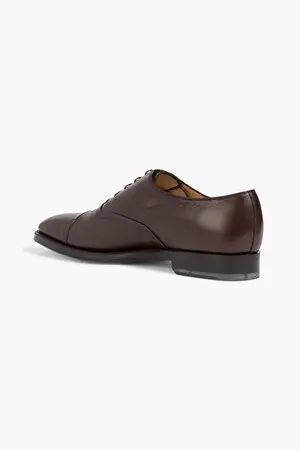 Bally Selby Leather Oxford Shoes - Chocolate