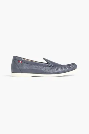Bally Nadim Pebbled Leather Loafers