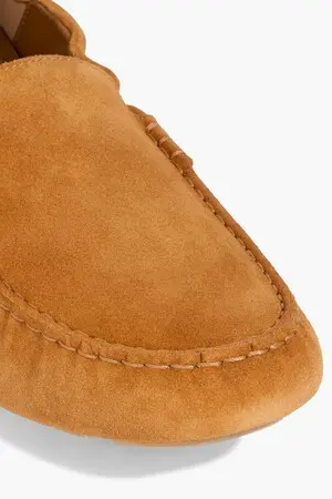 Bally Kyler Suede Loafers - Camel