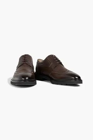 Bally Pebbled Leather Derby Shoes