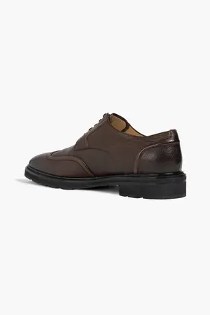 Bally Pebbled Leather Derby Shoes