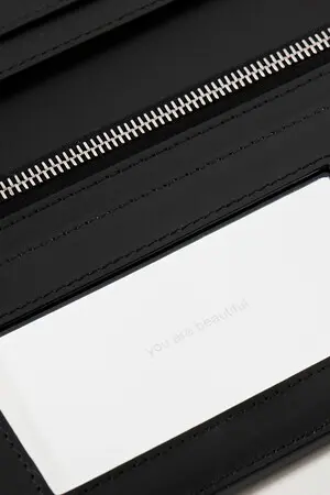 Acne Studios Logoprint Crackedleather Bifold Wallet