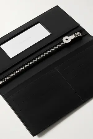 Acne Studios Logoprint Crackedleather Bifold Wallet