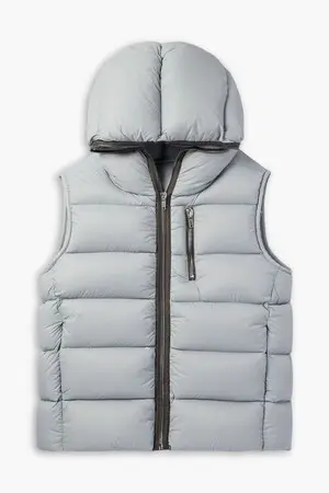 Rick Owens Quilted Shell Hooded Down Vest