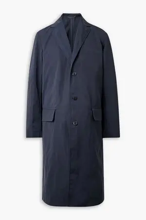 Dries Van Noten Shell Car Coat - Navy