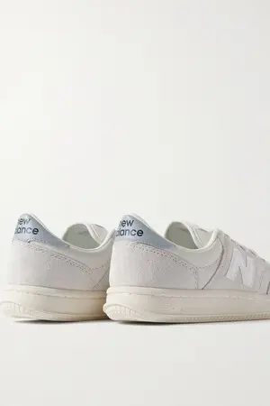 NEW BALANCE Ct500 Leather-trimmed Suede And Nubuck Sneakers