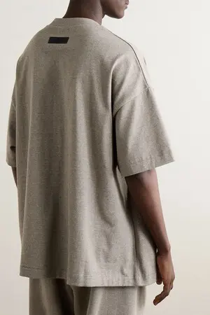Fear Of God Oversized Logoappliquéd Cottonjersey Tshirt